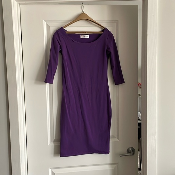 Dresses | Purple Bodycon Dress | Poshmark